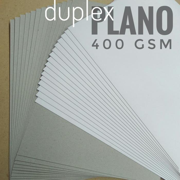Jual kertas Duplek Duplex 400 gsm Ukuran Plano. 79 cm X 109 cm ...