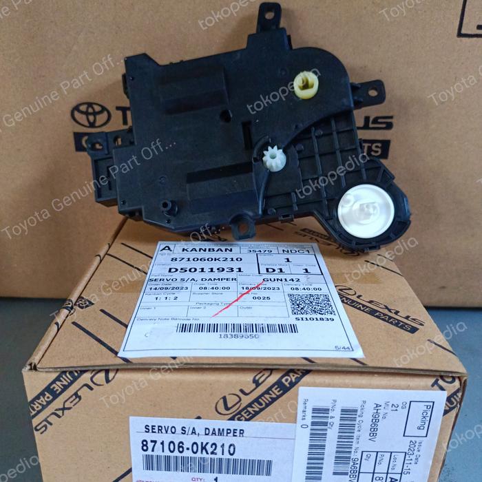 Jual SERVO SA DAMPER/MOTOR SERVO INNOVA FORTUNER HILUX 2GD TOYOTA ...