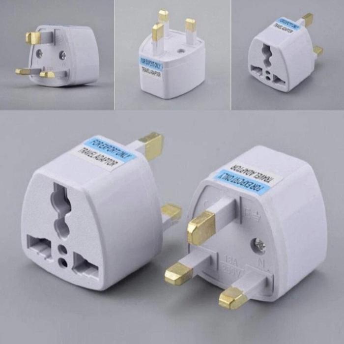 Jual Colokan 3 Kaki Power Plug Adapter Converter ARAB SAUDI, SINGAPORE ...