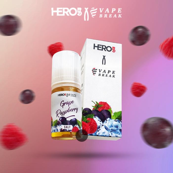 Jual R57 Grape Raspberry Salt Nic 30ML by Hero57 x Vape Break / Liquid ...