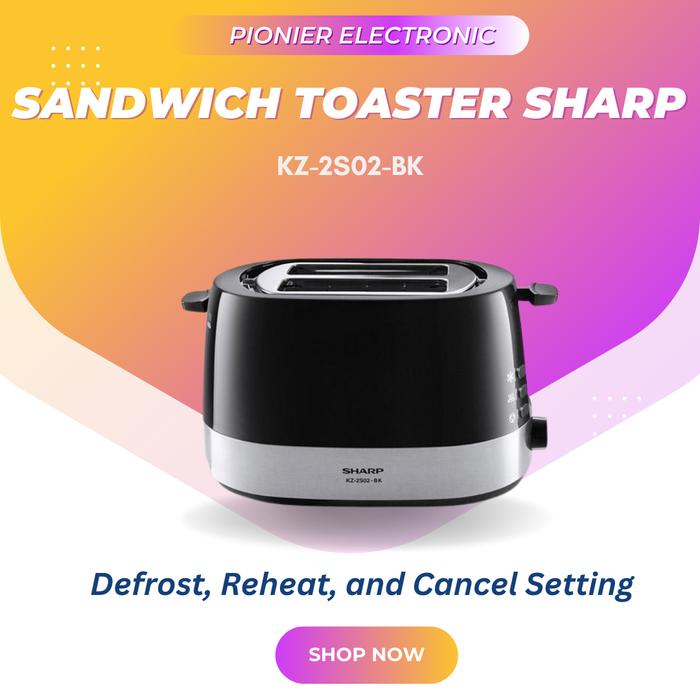 Jual [eks Display] Sandwich Toaster Sharp 2 Slices / Kz-2s02-bk Di ...