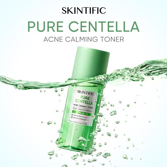 Promo SKINTIFIC Pure Centella Acne Calming Toner 80ml Centella Asiatica ...