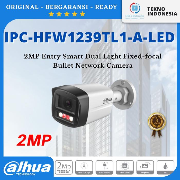 Jual Dahua IPC HFW1239TL1-A-IL 2MP Smart Dual Light Audio Bullet Camera - Kota Semarang - Tekno ...