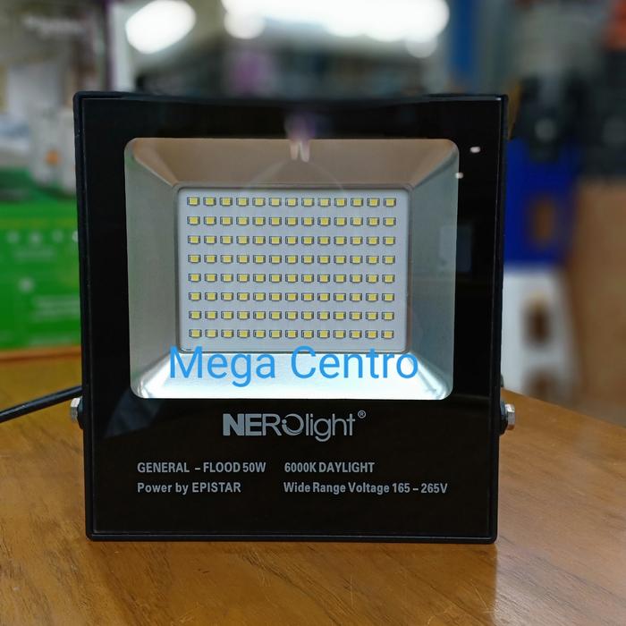 Jual NEROLIGHT Lampu LED Sorot 50 Watt IP 65 SLIM home and tools ...