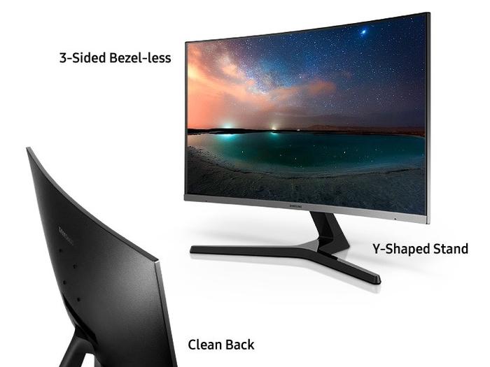 Jual LED Monitor Samsung 27" C27R500 LC27R500FHEXXD Bezeless Curved ...