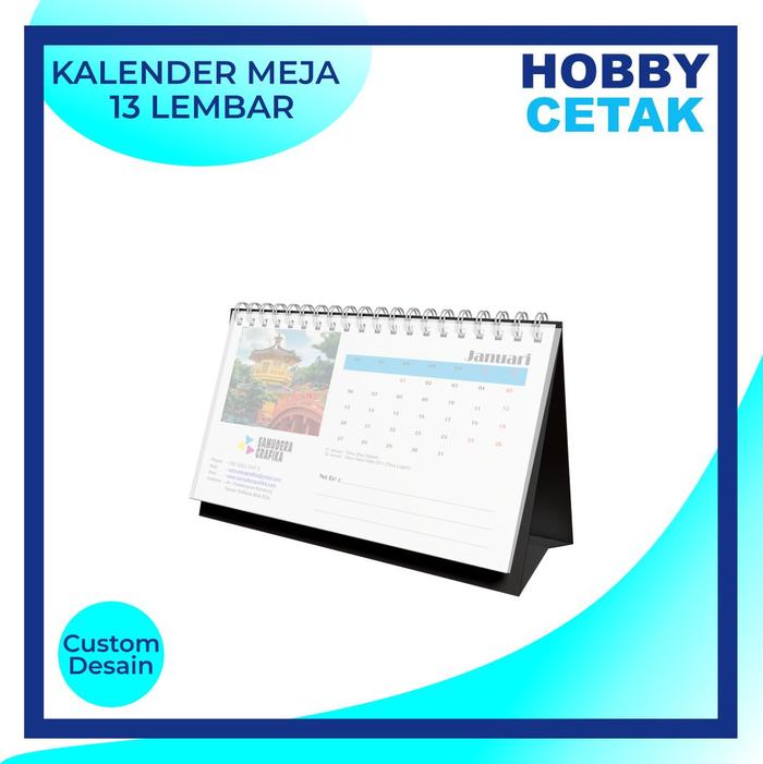 Jual Cetak Kalender Meja 13 Lembar Laminasi 2 Sisi - Kota Bandung ...