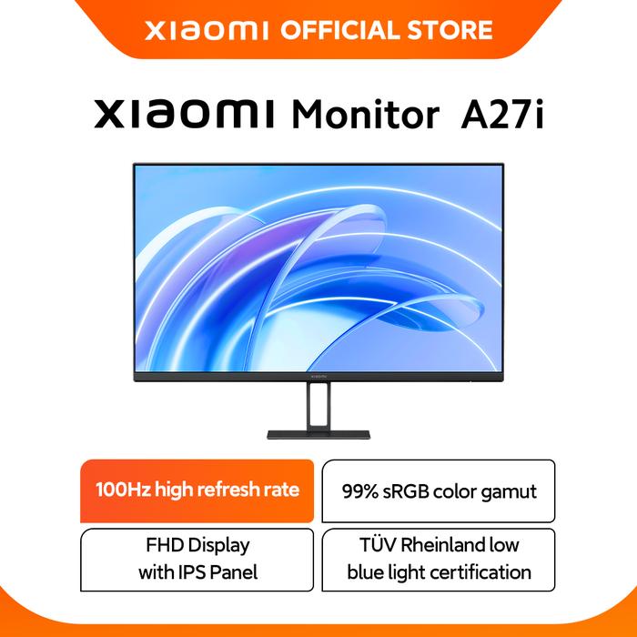 Promo Official Xiaomi Monitor A27i | Bezel Tipis FHD 100Hz Bodi Tipis ...