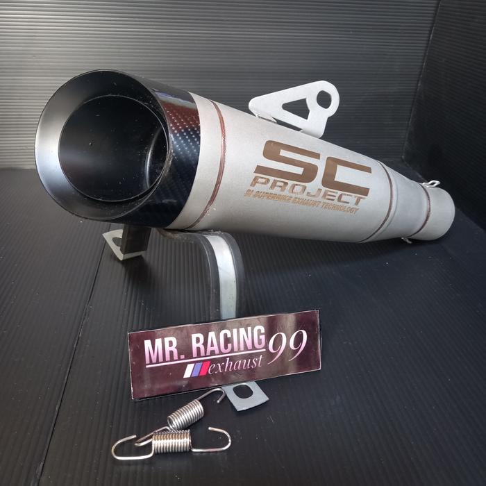Jual Silencer Silincer Knalpot Racing SC Project S1 Sandblas All Motor ...