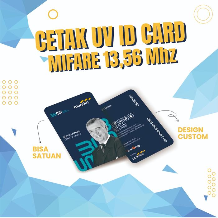 Jual Cetak ID Card RFID Kartu Akses Mifare 13,56Mhz Kartu Karyawan ...