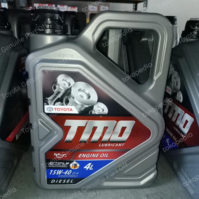Jual Oli Mesin Diesel TMO (TOYOTA MOTOR OIL) 15W-40 CI-4 (4 Liter ...