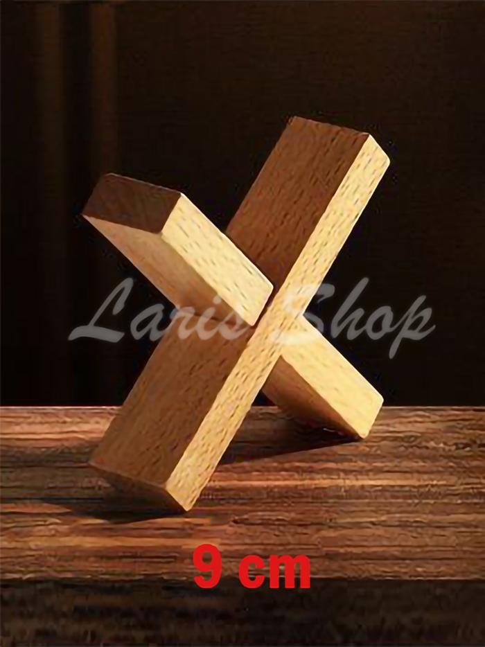Jual Wooden Puzzle ( Puzzle Kayu ) 3D Mainan Edukasi Asah Otak IQ Uk ...
