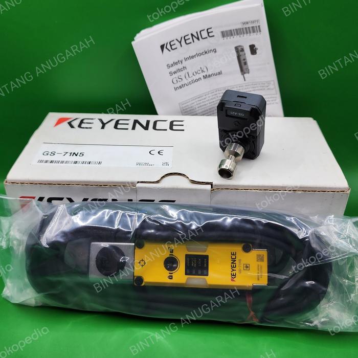 Jual KEYENCE GS-71N5 POWER TO LOCK STANDARD TYPE SAFETY INTERLOCK ...