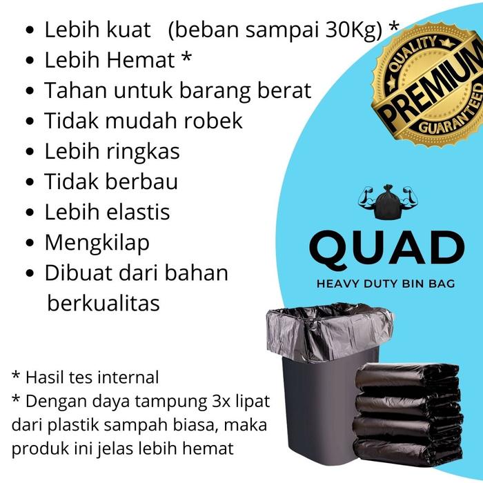 Jual QUAD plastik sampah multifungsi 90 x 120 90x120 kuat berkualitas ...
