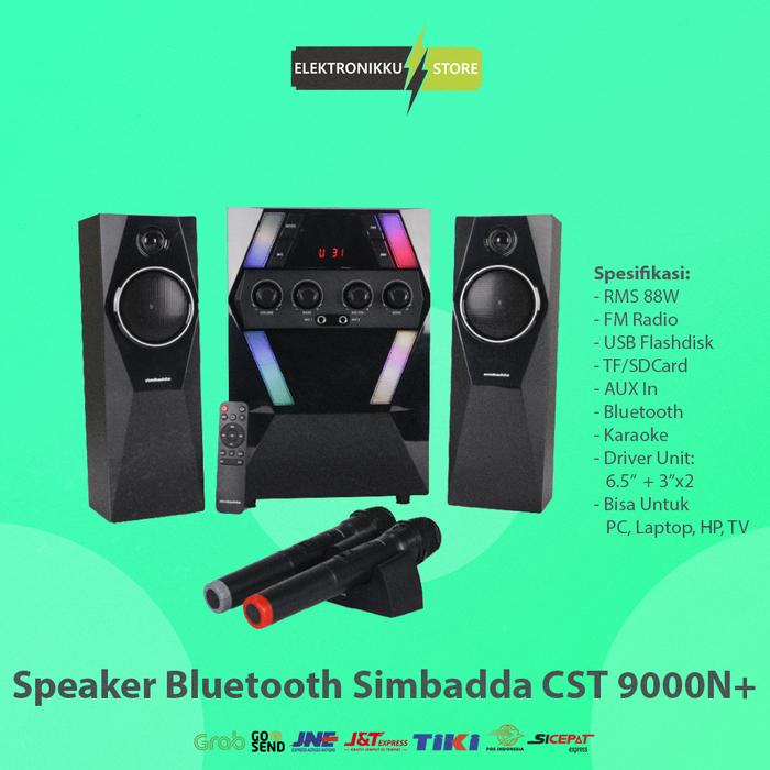 Jual Speaker Simbadda CST 9000N+ Bluetooth Karaoke Komputer PC Laptop ...