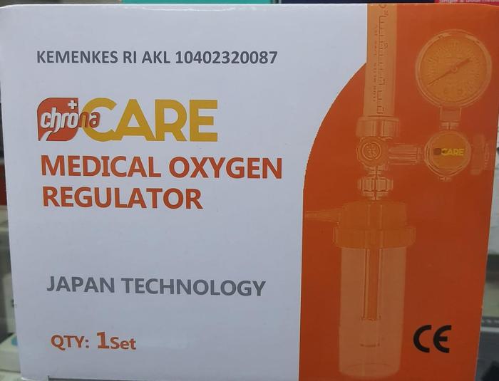 Jual Regulator Oksigen CHRONA CARE Original Medical Oxygen Regulator O2 ...