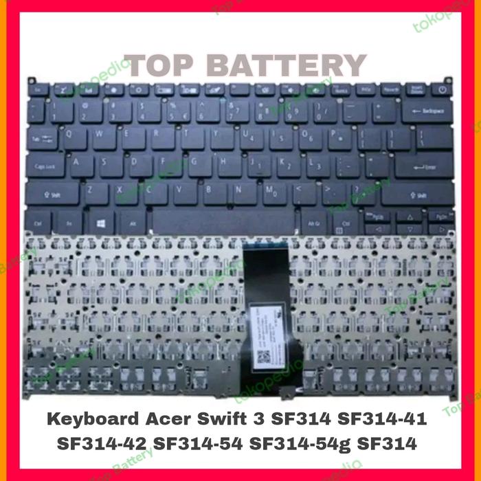 Jual Keyboard Acer Swift 3 SF314 SF314-41 SF314-42 SF314-54 SF314-54g SF314 - Jakarta Pusat ...