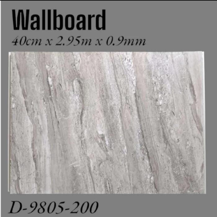 Jual wallboard pvc Panel 40cm x 2,95m / pvc board / hiasan dinding - D ...