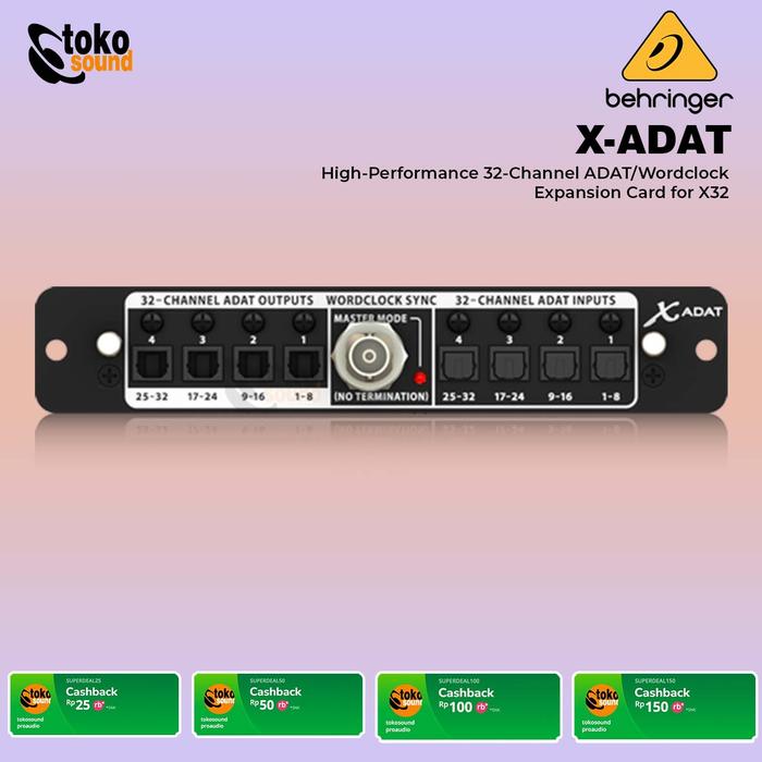 Jual Behringer X-ADAT X ADAT - Expansion Card Digital Mixer - Jakarta ...
