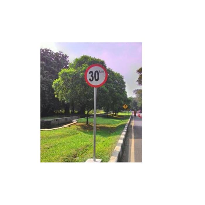 Jual sign rambu tiang kecepatan maksimum tinggi 3m - Kota Surabaya ...