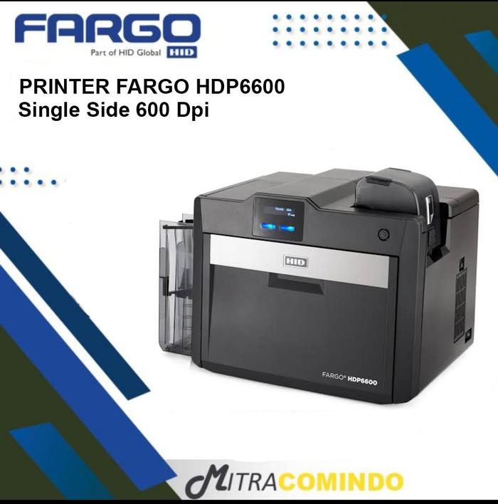 Jual Printer ID Card Fargo HDP6600 Cetak Kartu PVC Single Side 600 DPI ...