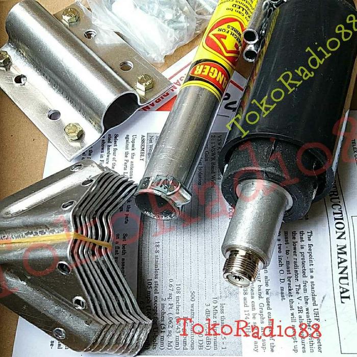 Jual antena telex hygain v2r Plat VHF Loading Besar. Made in Indonesia ...