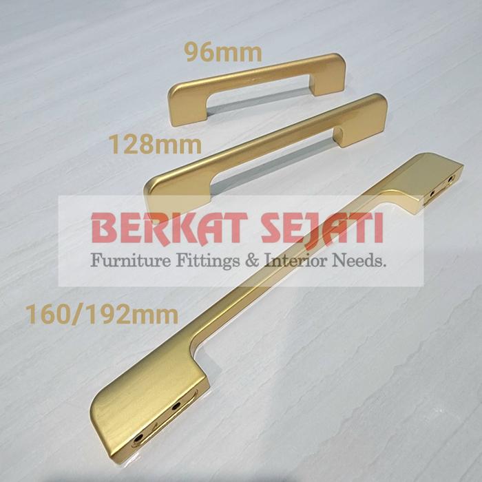 Jual Handle Tarikan Laci Lemari Kitchen Set Minimalis GOLD Emas 5187 ...