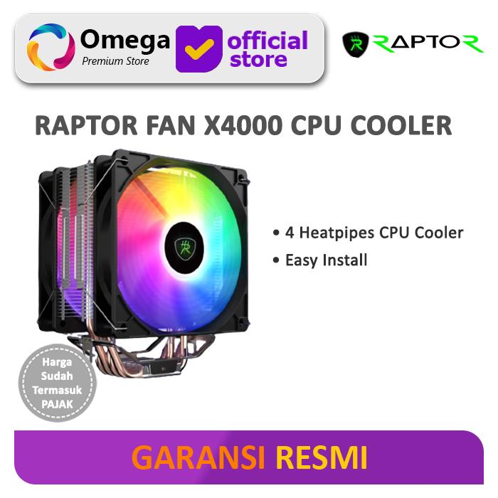 Promo Raptor X4000 RGB Fan CPU Cooler - Kota Medan - Omega Premium ...