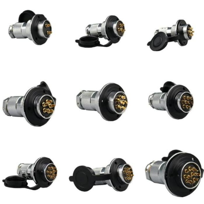 Jual Konektor Connector CB GX20 2 3 4 5 6 7 8 10 12 pin 20mm 20 mm mili - 7 pin - Kota Depok ...