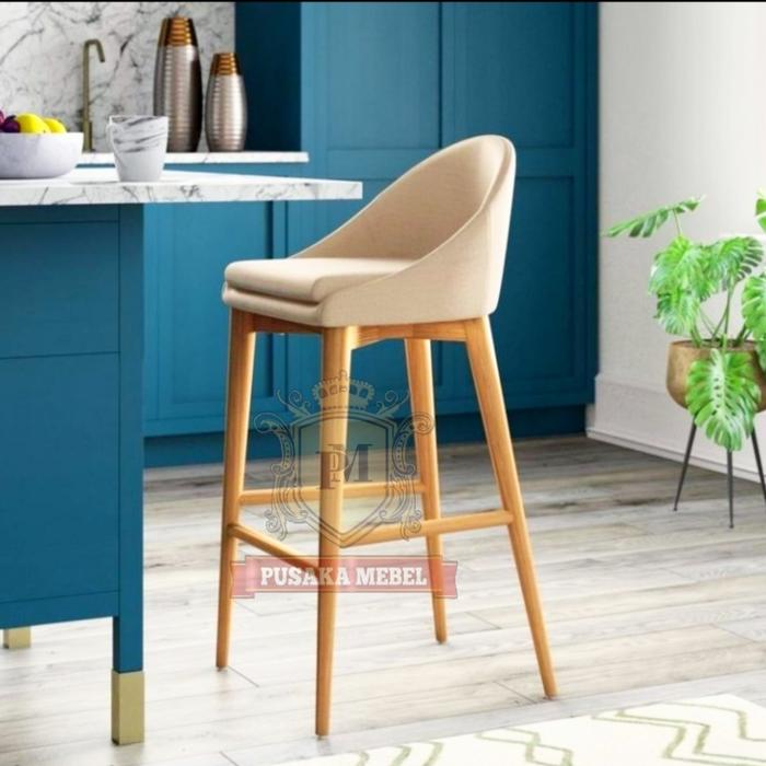 Jual kursi Stoll bar minimalis modern, kursi makan kursi bar full jok ...