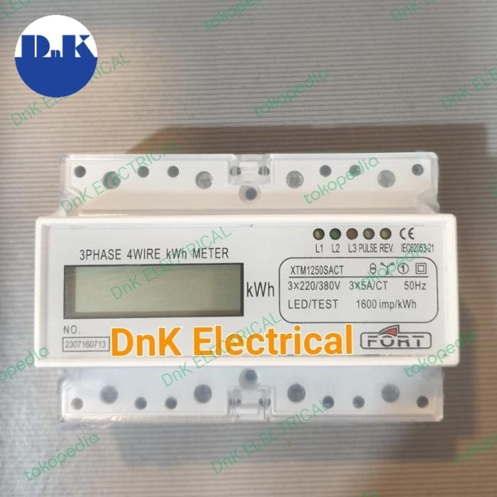 Jual KWH Meter 3 Phase Digital via CT FORT XTM1250SACT + TERA - Jakarta Barat - DnK ELECTRICAL ...