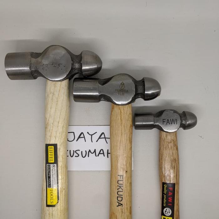 Jual Palu Konde 1 1/2 lb Ball Hammer 1.5 lb Gagang Kayu Fawi Fukuda ...