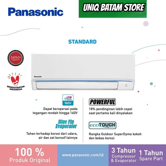 Jual AC PANASONIC STANDART R32 CS/CU-LN7WKJ 3/4 PK GARANSI [ BATAM ...