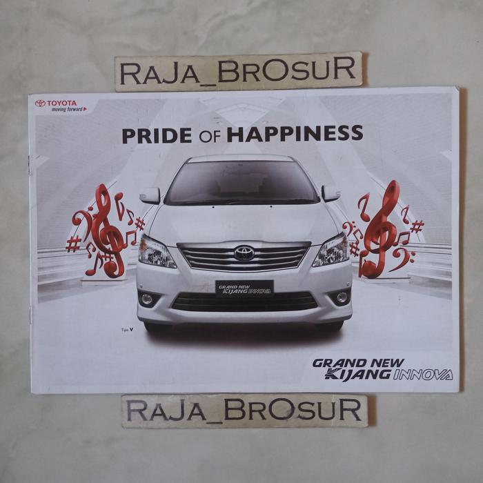 Jual Poster brosur katalog booklet Toyota Grand new Kijang Innova 2012 ...