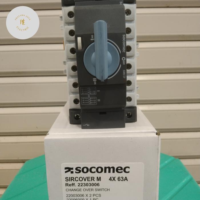 Jual Change Over Switch atau COS 63A 4Pole Socomex - Jakarta Pusat ...