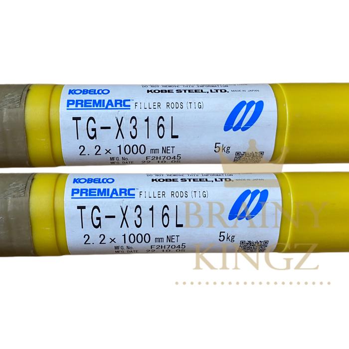 Jual Kawat las Kobe TGX-316L 2.2mm Kobelco TGX 316L 2,2mm R316LT1-5 (5 ...