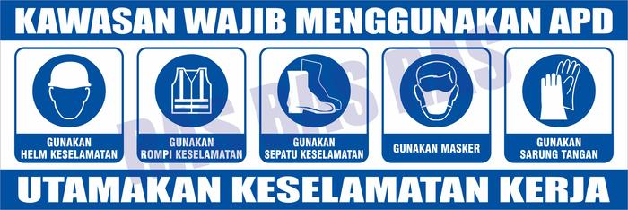 Jual SPANDUK WAJIB APD K3 SAFETY 1x3 METER 440 GRAM - Kota Bekasi - RAS ...