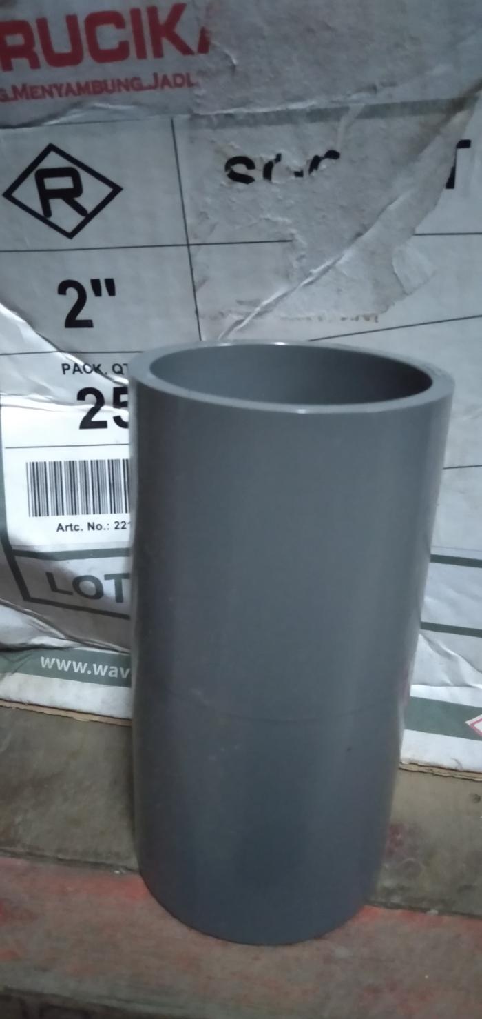Jual Sok PVC 2" Rucika AW / PVC Sok 2" AW / PVC Sock 2 inch AW / Socket ...