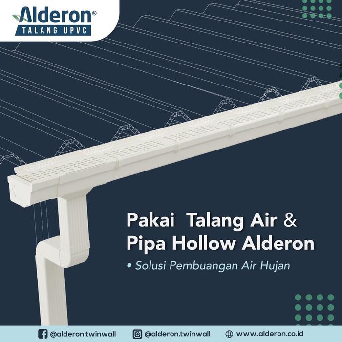 Jual Talang alderon upvc R830 ( inculde 1 set) 3 Meter - Kota Surabaya ...