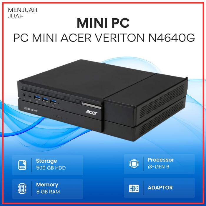 Jual MINI PC ACER VERTION N4640 CORE i3 GEN 6 RAM 8GB HDD 500GB MULUS ...