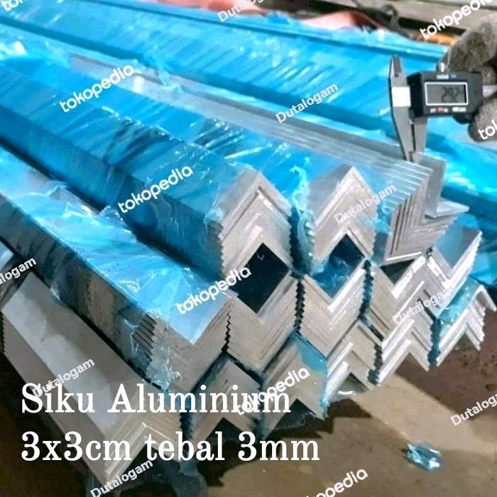 Jual siku aluminium 30 x 30 x 3 x 300 / siku alumunium - Jakarta Barat - Dutalogam | Tokopedia