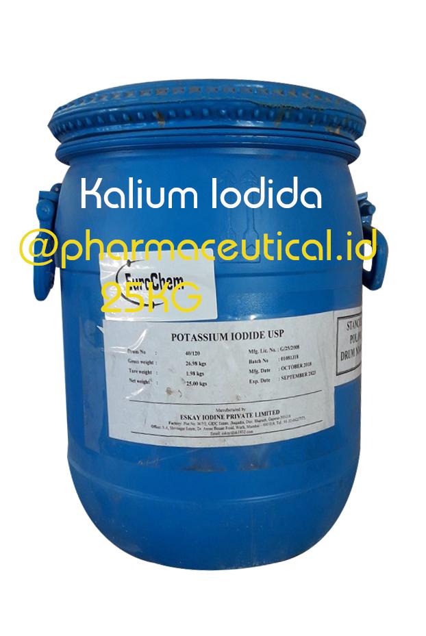 Jual Potassium Iodide/Kalium Iodida/Kalium Iodide 25kg/drum ORIGINAL ...