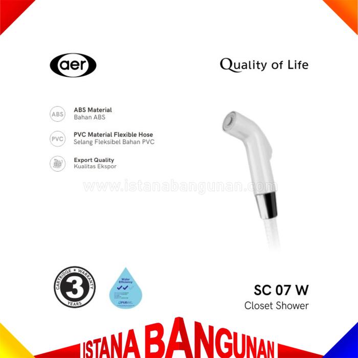 Jual AER SC 07 W JET SHOWER CLOSET | KLOSET BIDET TOILET JET SHOWER ...
