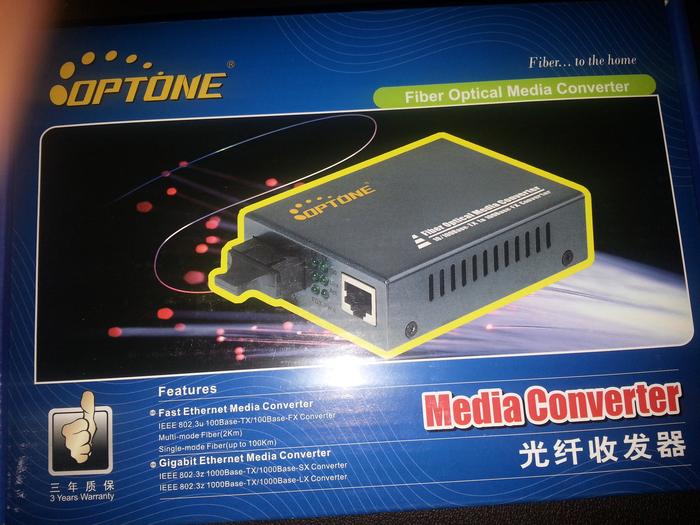 Jual Media Converter Optone 10/100/1000 Dual Core SC OPT-2200S20 - Kota ...