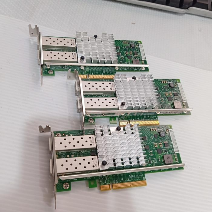Jual x520 da2 10g intel 2 port sfp+ 10gbps mikrotik vyos proxmox ...
