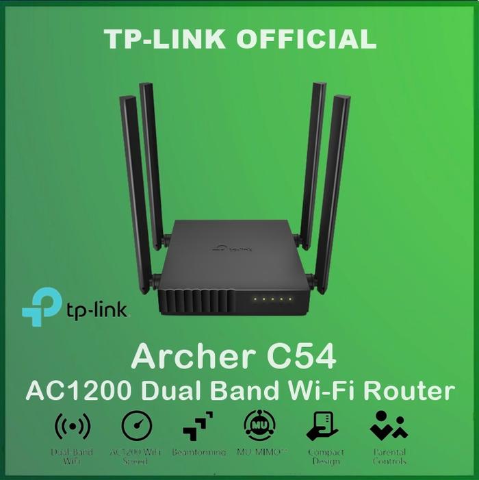Promo Tp-Link Archer C54 AC1200 Dual-Band Wi-Fi Router TpLink Archer C ...