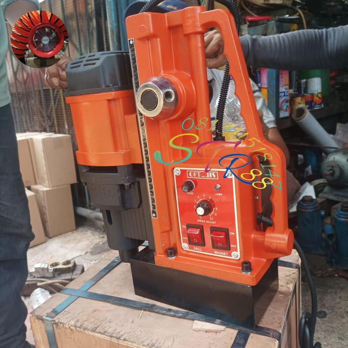 Jual Mesin bor duduk magnetic drill 32-50mm 220V /merk OPT - Jakarta ...