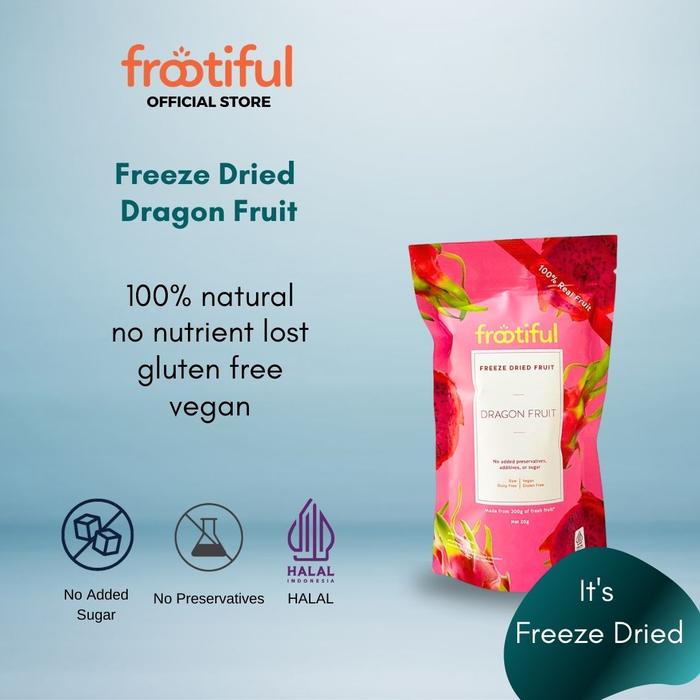 Jual Freeze Dried Dragon Fruit 20gr - Kab. Bandung Barat - Frootiful | Tokopedia
