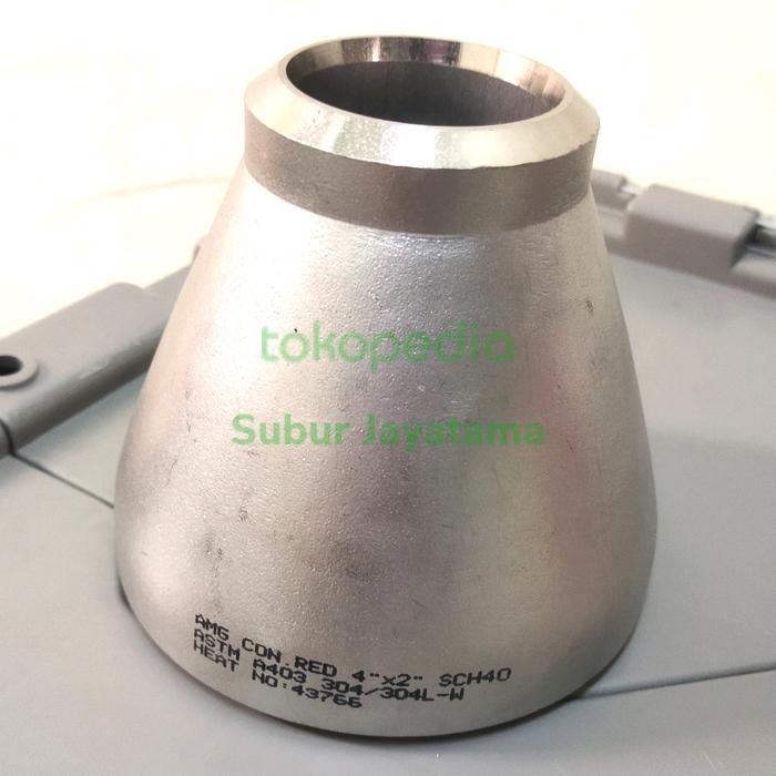 Jual Reducer Oversock Las Stainless 304 Sch 40 4 x 1 1/2 " inchi ...