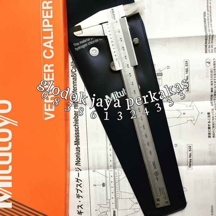 Jual mitutoyo sigmat vernier caliper jangka sorong 8 inch 0-200 mm original - Jakarta Timur ...