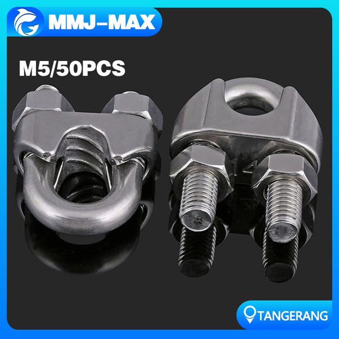 Jual Klem Sling M5 50pcs/Clamp Seling/Wire Rope Clip/Klem Seling Kuku ...
